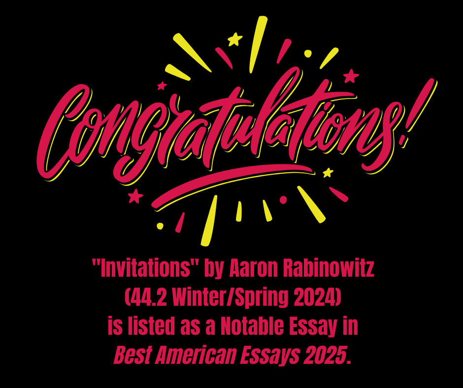 Best American Essays 2025 Notable Essay by Aaron Rabinowitz ...